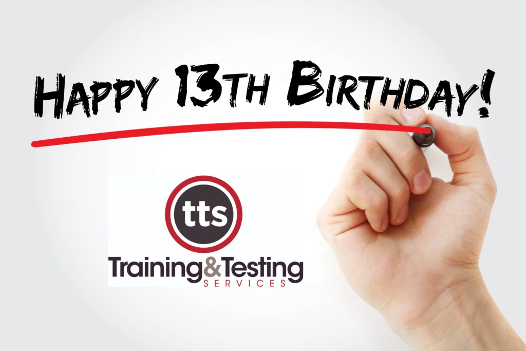 13 Years In Business - Training and Testing Services